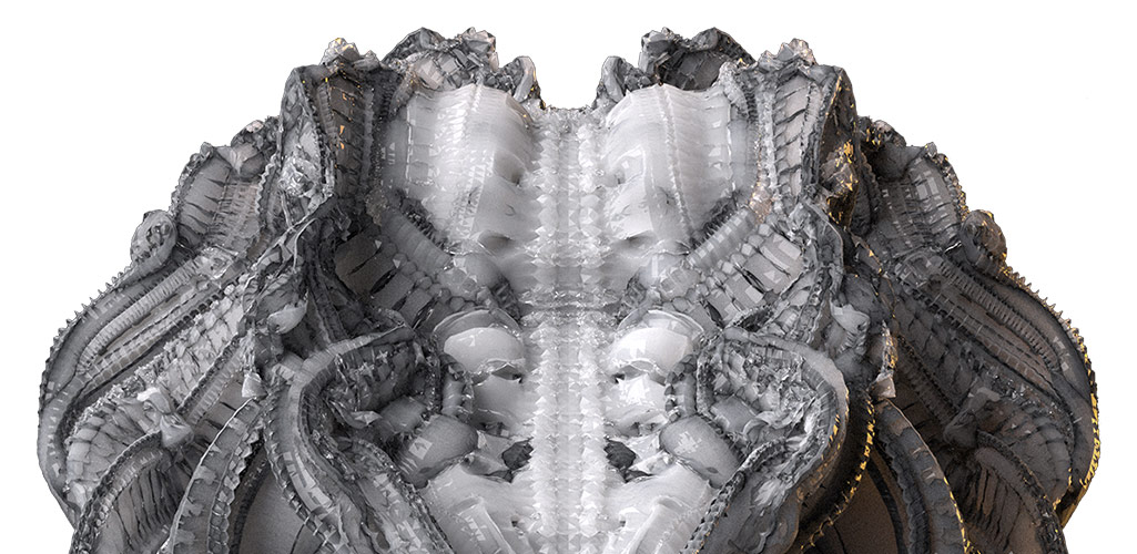 Michael Hansmeyer - Digital Grotesque Surface Studies