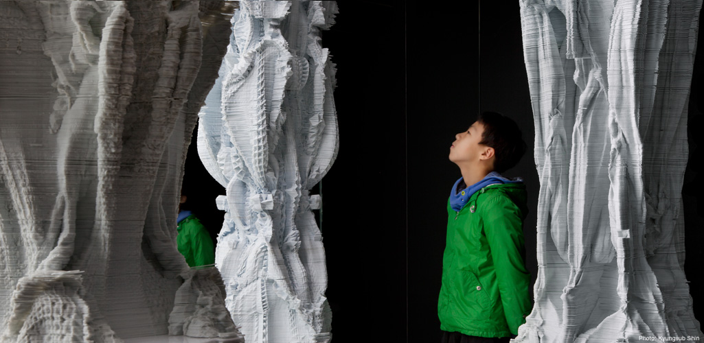 Gwangju Design Biennale 2011: Sixth Order installation - Michael Hansmeyer