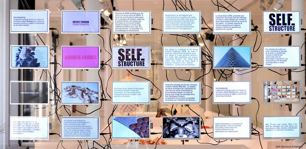 Self-Structure exhibition, Le Lieu du Design - Michael Hansmeyer