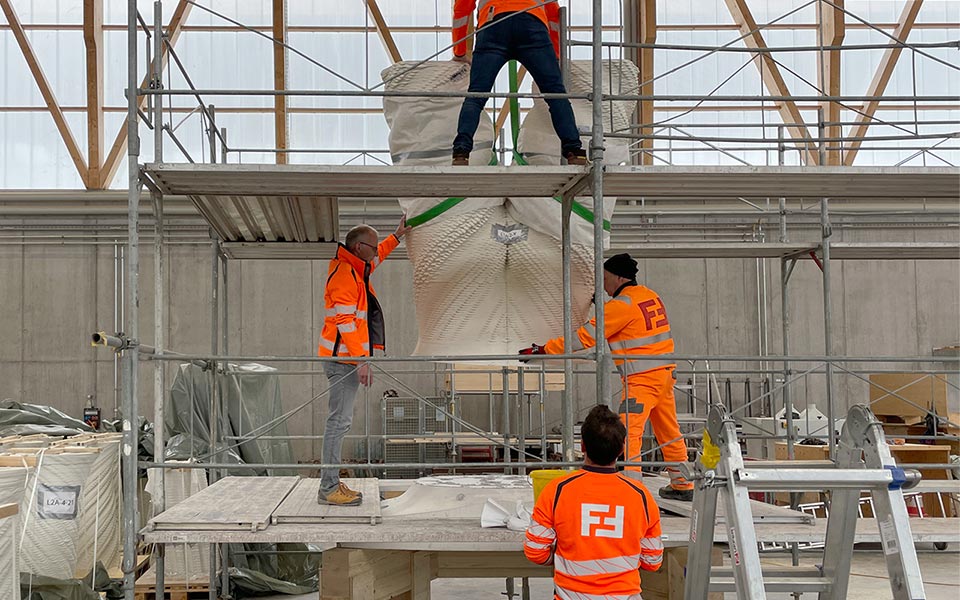 Michael Hansmeyer - Tor Alva / Weisser Turm von Origen, Mulegns