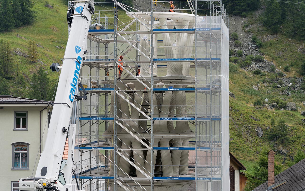 Michael Hansmeyer - Tor Alva / Weisser Turm von Mulegns
