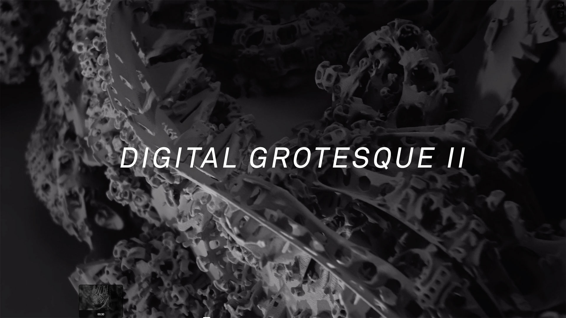 Digital Grotesque II - Learning to Imagine video